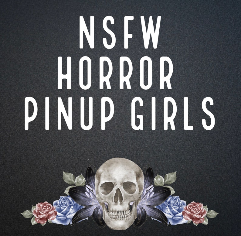 NSFW Horror Pinup Girls Bundle PNG - Etsy