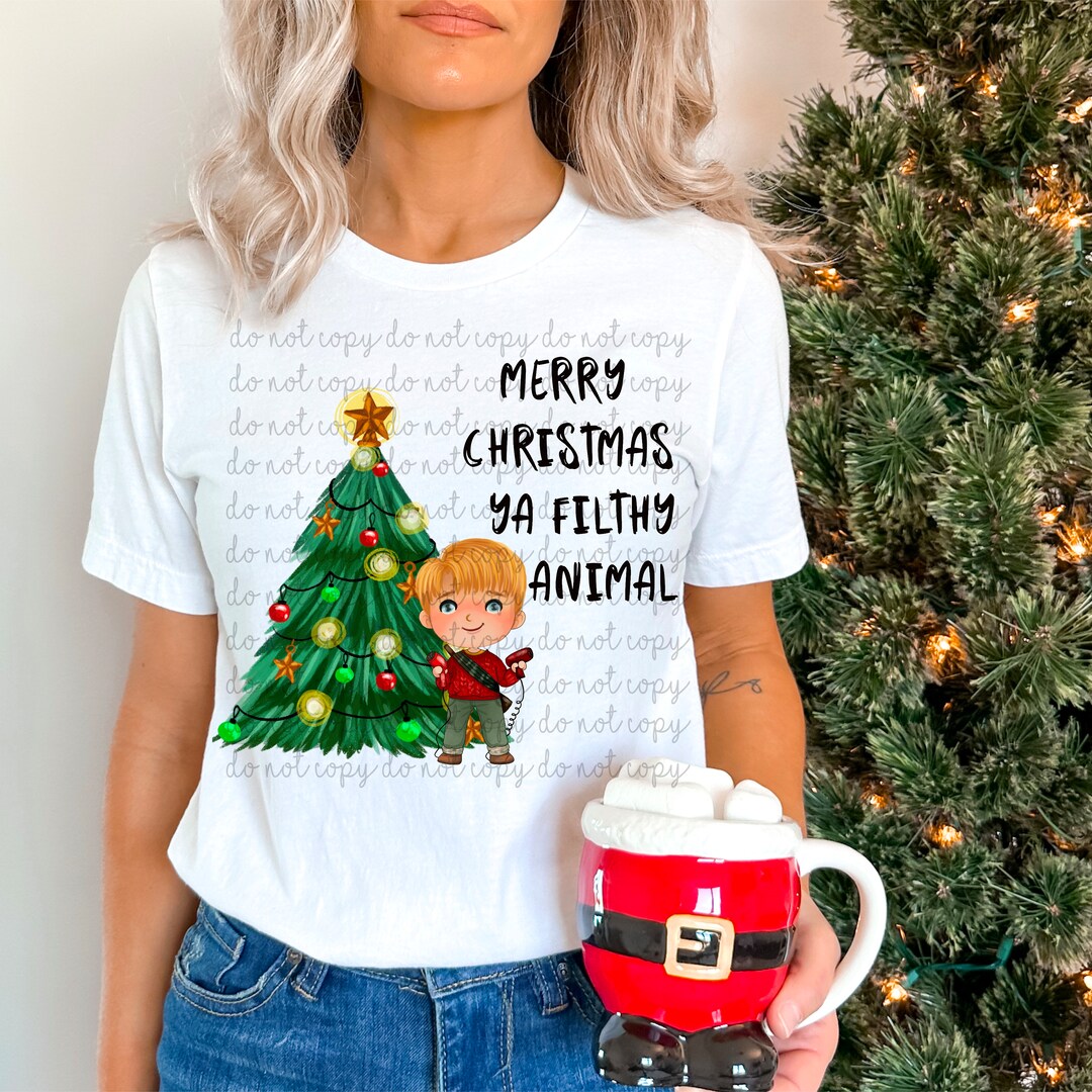 Merry Christmas Ya Filthy Animal - Home Alone PNG - DIGITAL DOWNLOAD - Etsy