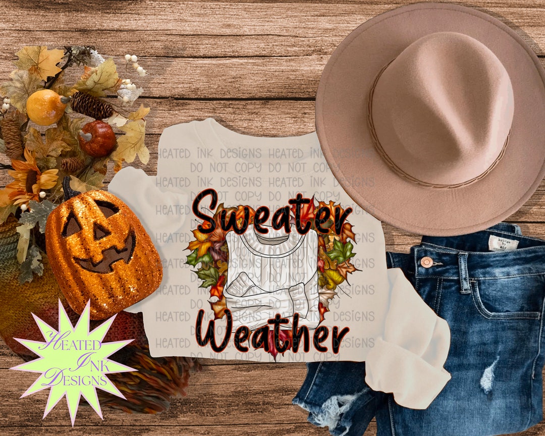 Sweater Weather PNG - DIGITAL DOWNLOAD - Etsy