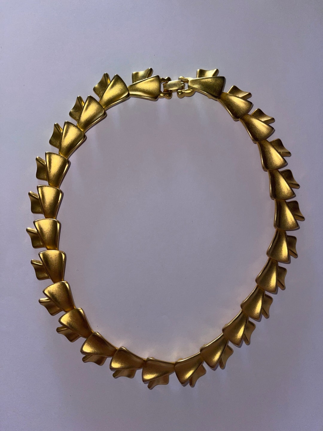 Craft Gem-craft Signed Gold Tone Necklace Very Rear - Etsy