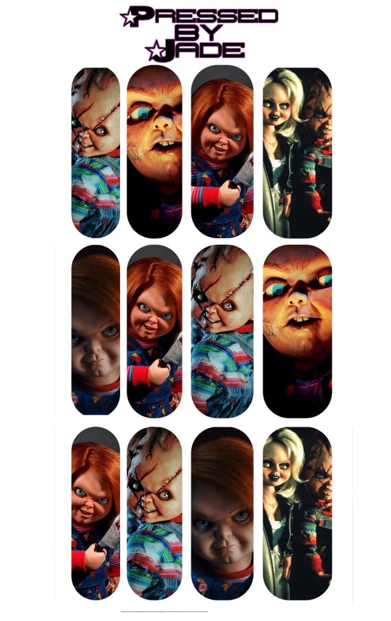 Chucky Waterslide Decals / Nail Art / Nail Decals - Etsy