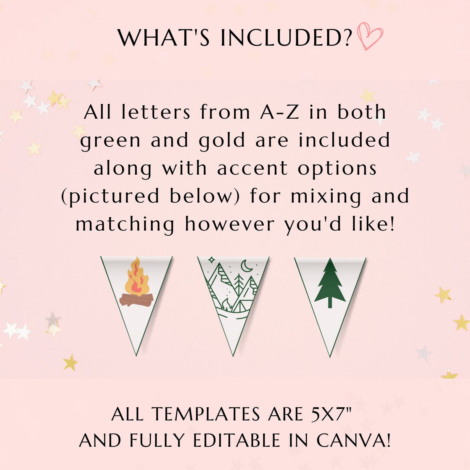 Camp Bachelorette Banner Printable Template, Bunting Camp Bachelorette ...