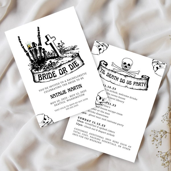 Til Death Do Us Part Bachelorette Party - Etsy