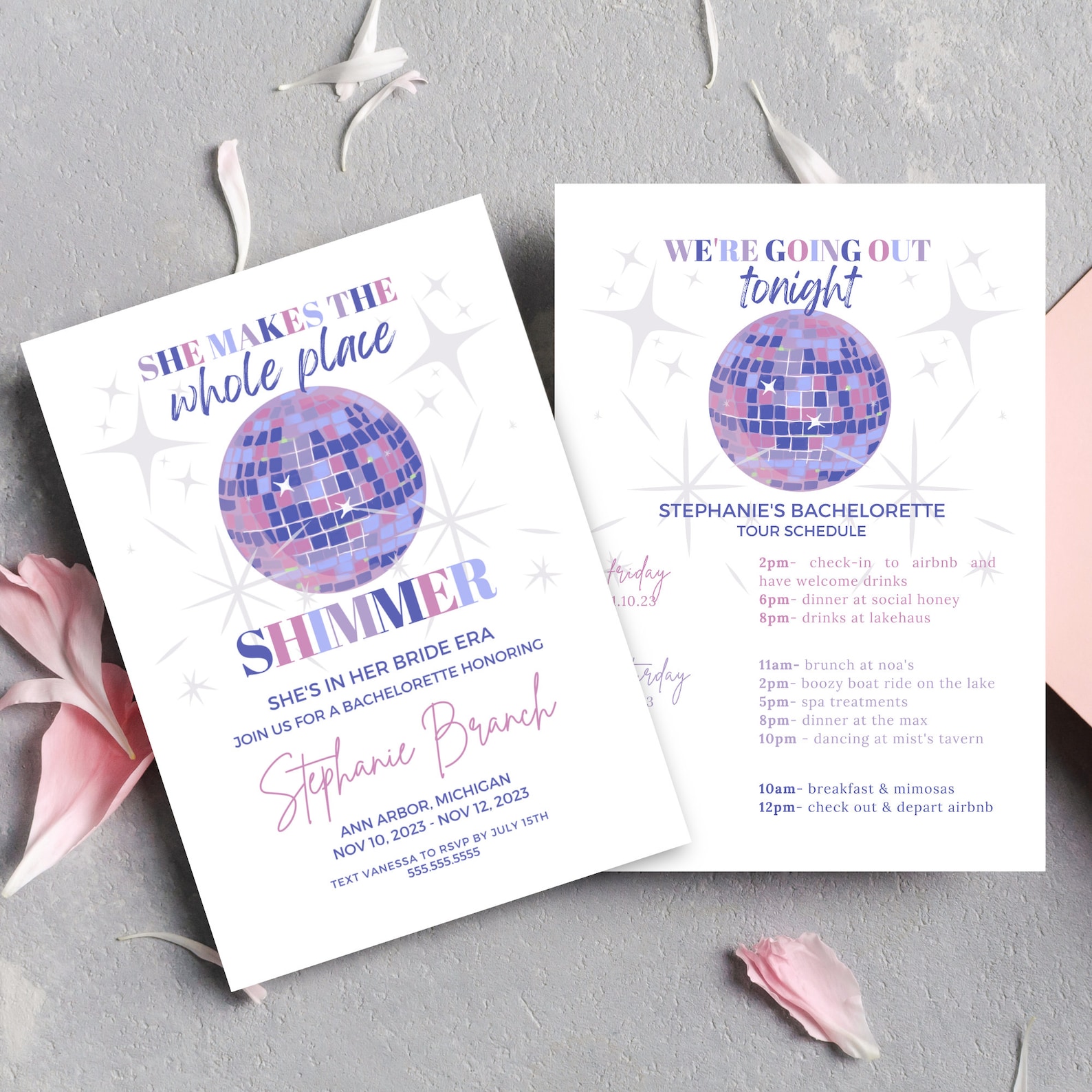 Bride Era Invitation, Bachelorette Eras Theme, in My Bride Era, Engaged ...