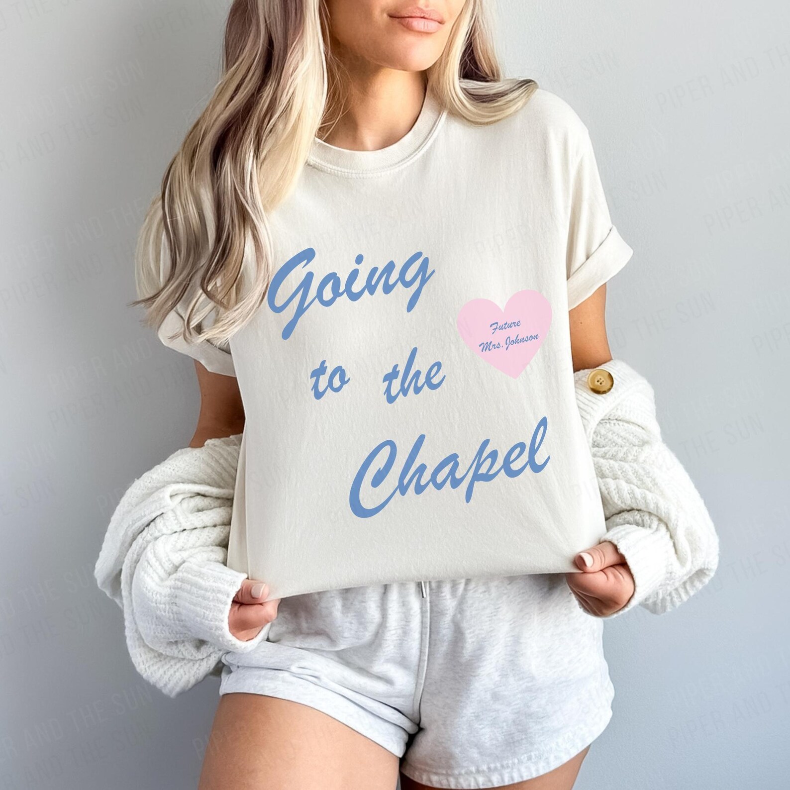 Going to the Chapel Shirt, Personalized Bridal T Shirt, Wedding Day of ...