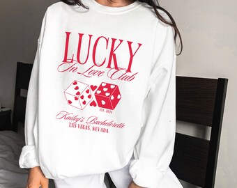 Lucky in Love Bachelorette T-shirts, Lucky in Love Bachelorette Vegas ...