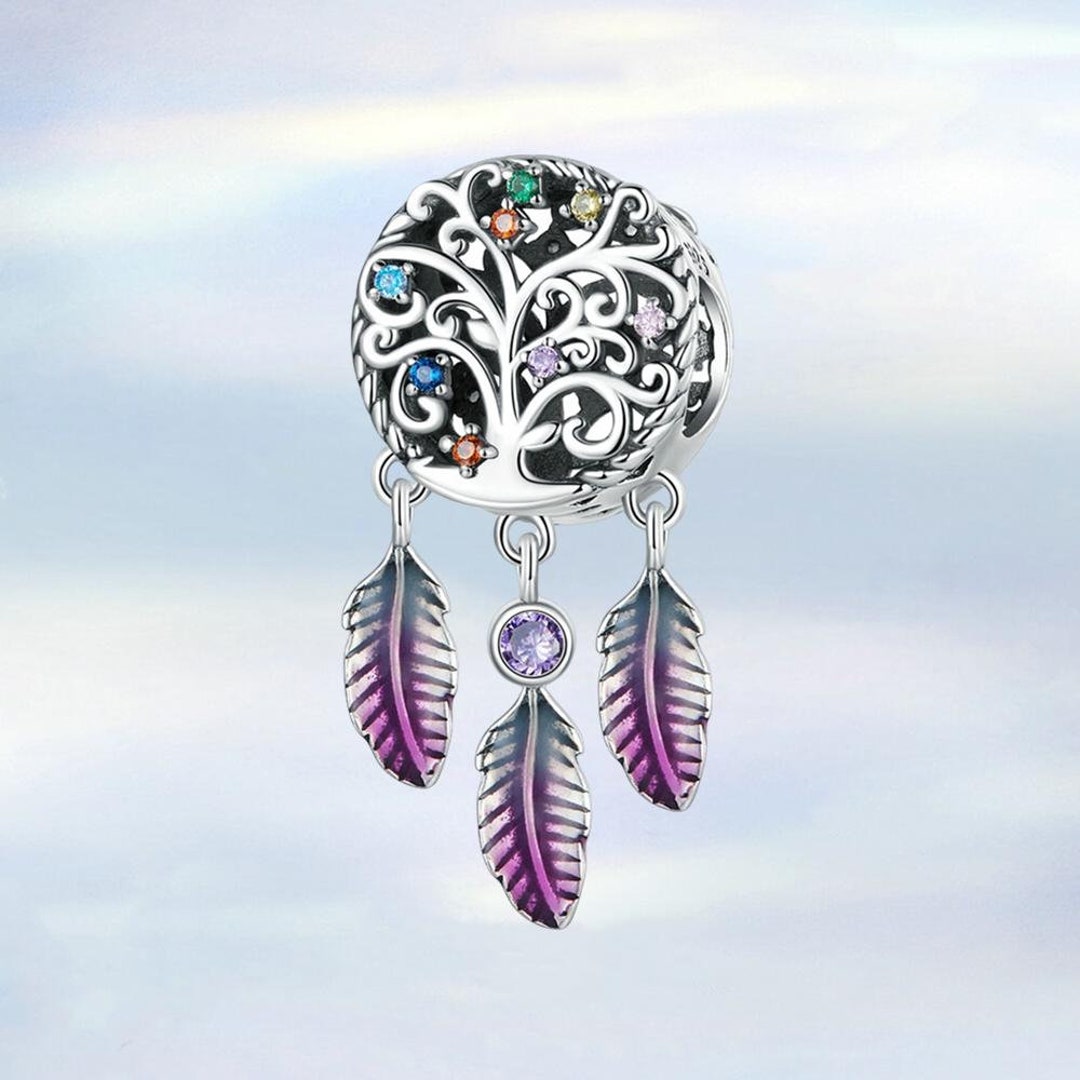 Spiritual Dreamcatcher Charm • Genuine S925 Sterling Silver Charm for ...