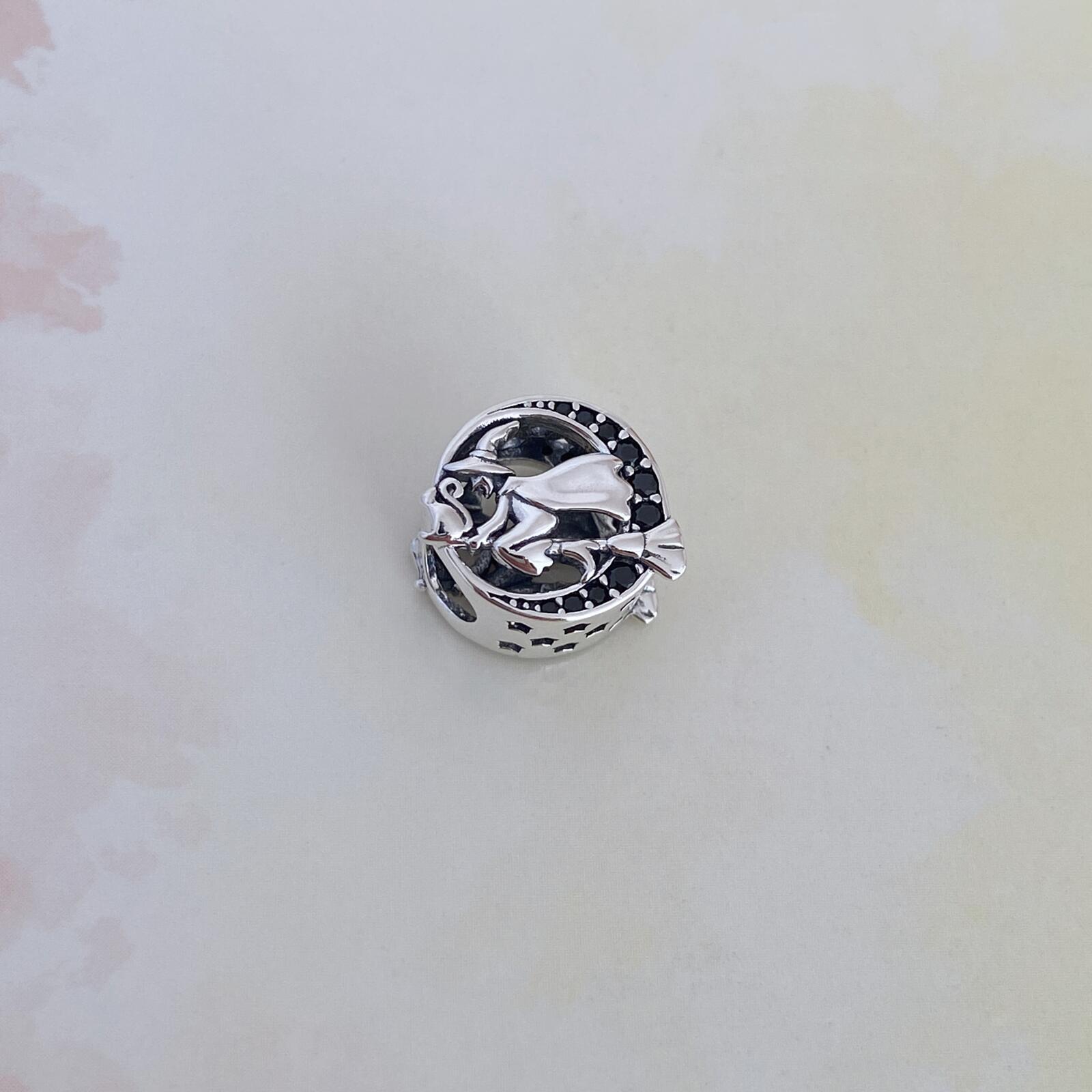 Witch Charm,genuine S925 Sterling Silver Charm for Bracelet,necklace ...