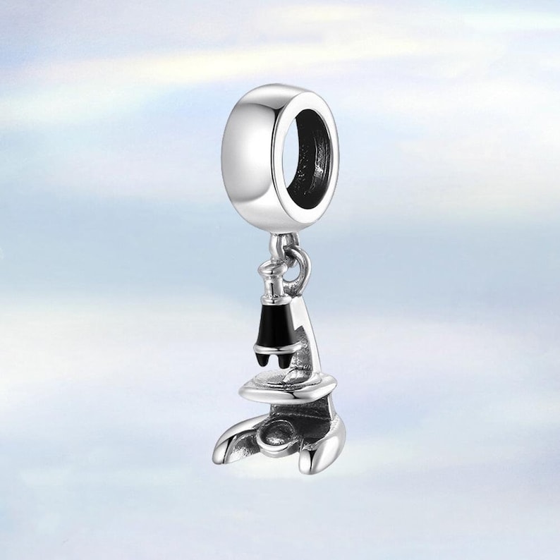 Microscope Dangle Charm • Genuine S925 Sterling Silver Charm for ...