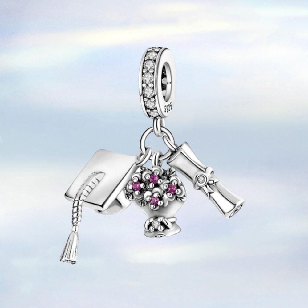 Graduation Dangle Charm for Bracelet,charms Fit Pandora Bracelet ...