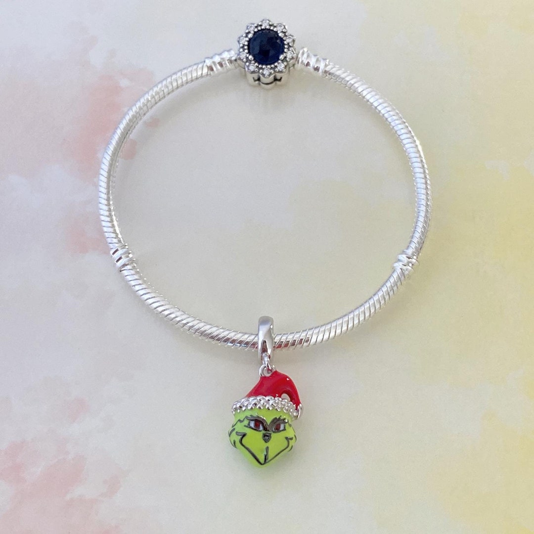 The Grinch Christmas Dangle Charm • S925 Charm for Bracelet • Necklace ...
