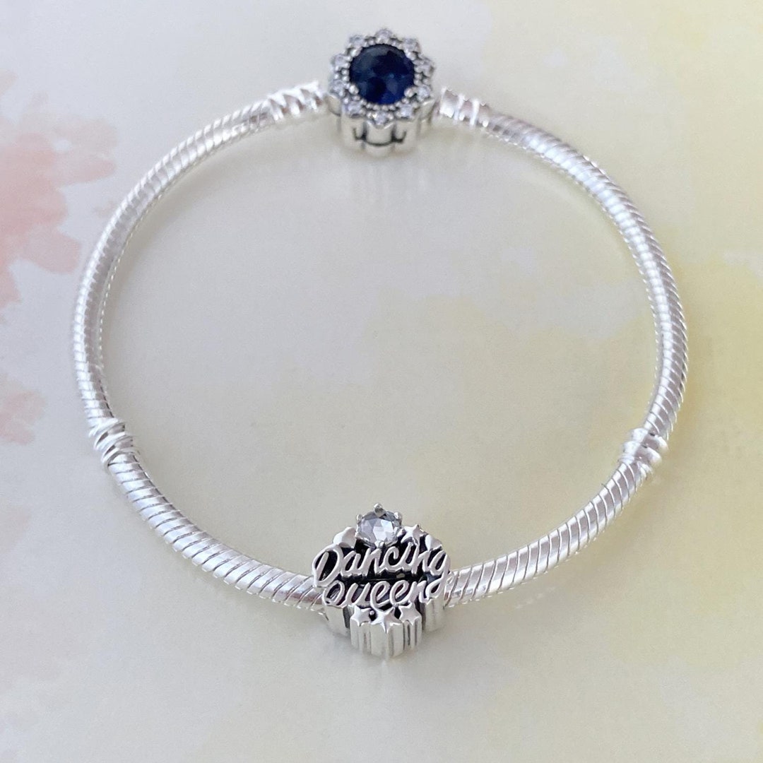 Openwork Dancing Queen Charm • Genuine S925 Sterling Silver Charm for ...