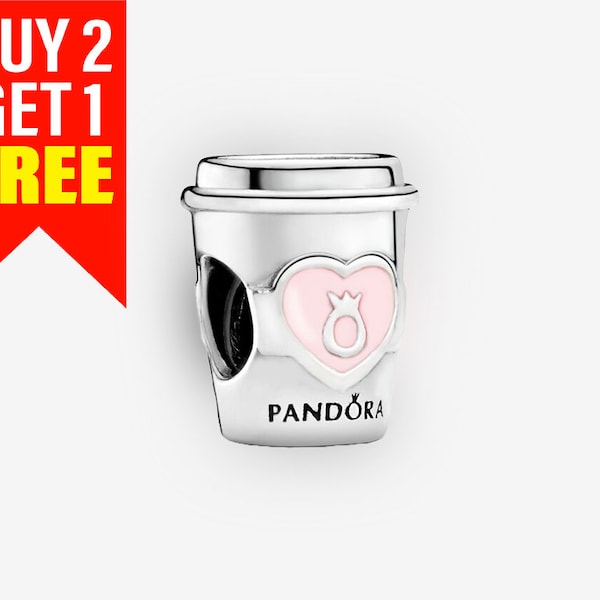 925 Coffee Cup Charm - Etsy