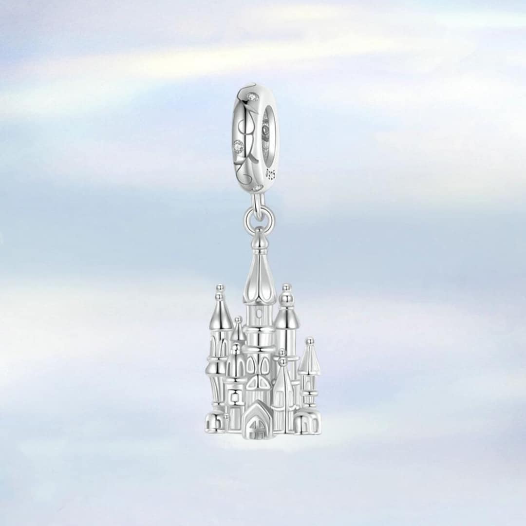 Magic Castle Dangle Charm • Princess Castle Charm • Genuine S925 ...