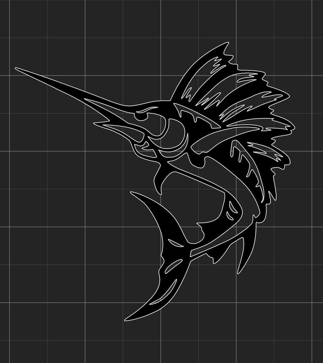 Sailfish Sticker - Etsy