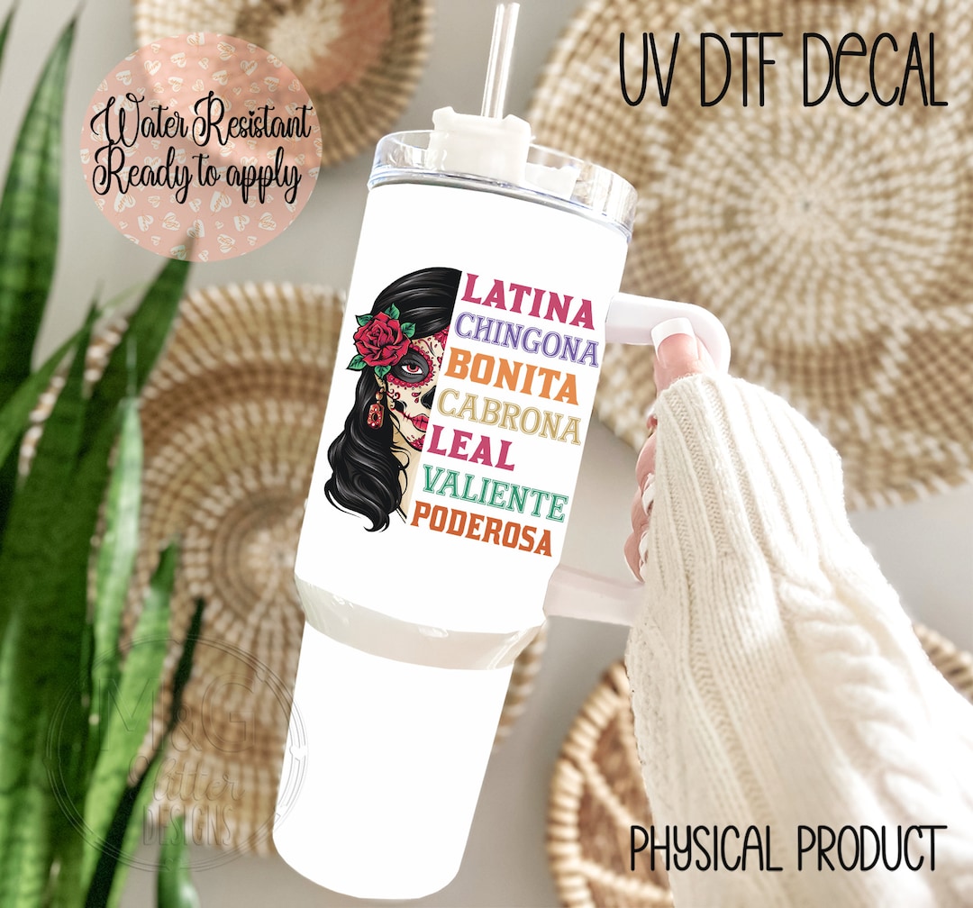 Latina UVDTF Decal, Uvdtf Catrina Decal, UV DTF Transfer, Ready to ...