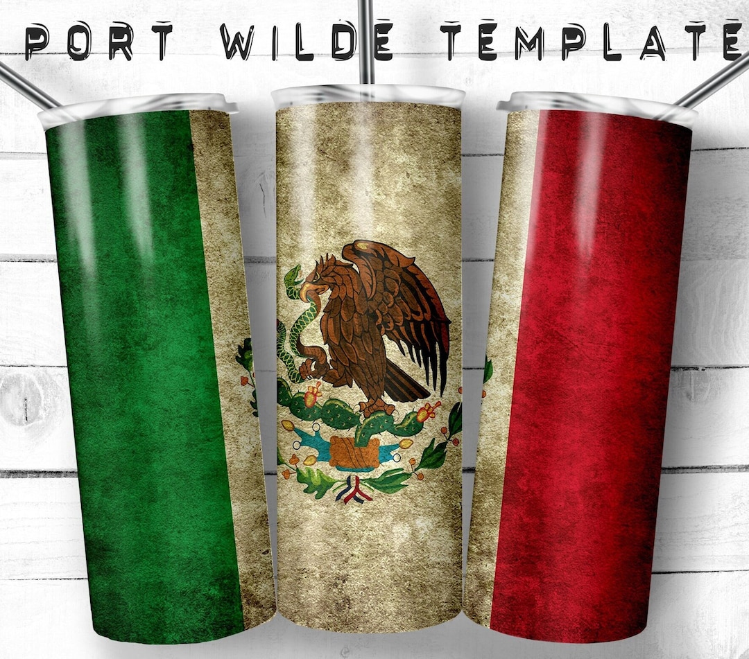 Mexican Flag 20oz Tumbler Wrap: Digital Design (digital Download) - Etsy