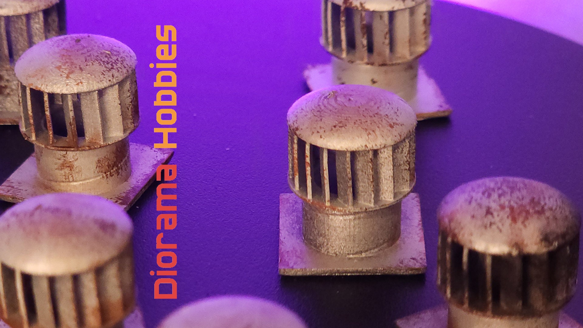 Turbine Exhaust Roof Vent Large 9 Pack HO, S & O Scale - Etsy