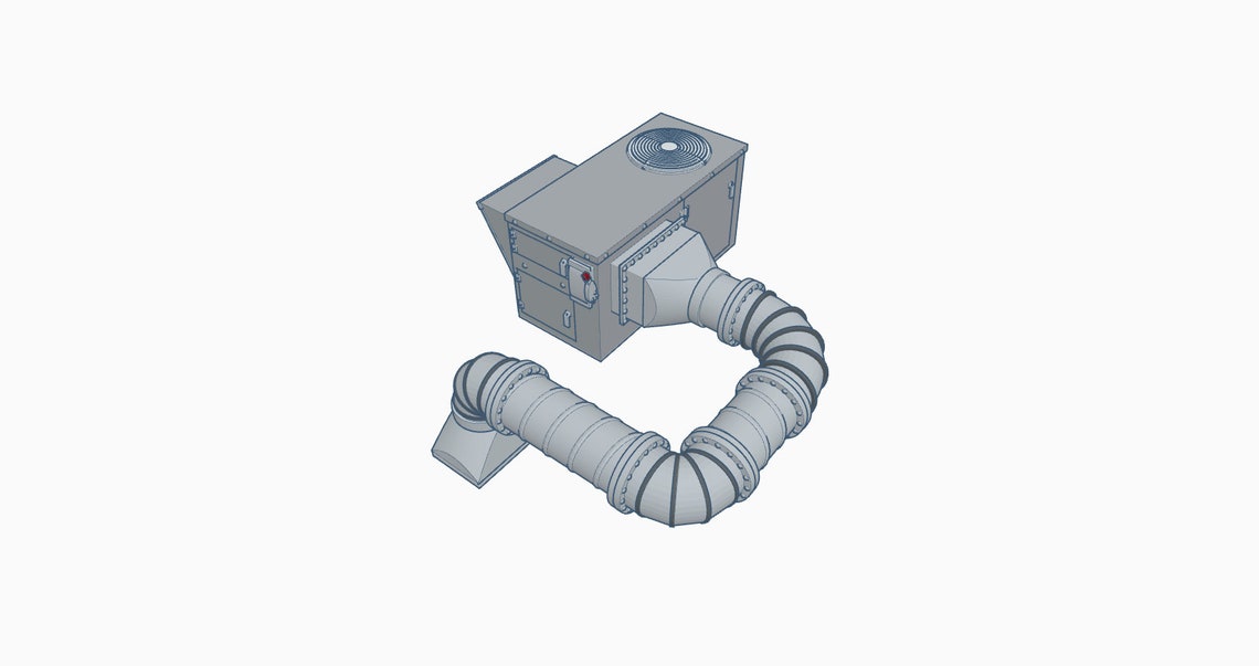 HVAC Kit 3 - Air Ducts & Air Conditioner HO Scale 1:87 - Etsy