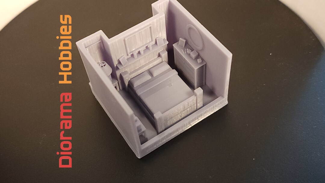 Window Scene - Bedroom - HO Scale 1:87 - Etsy