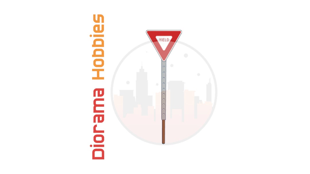 Road Signs Yield 12 Pack HO Scale 1:87 - Etsy