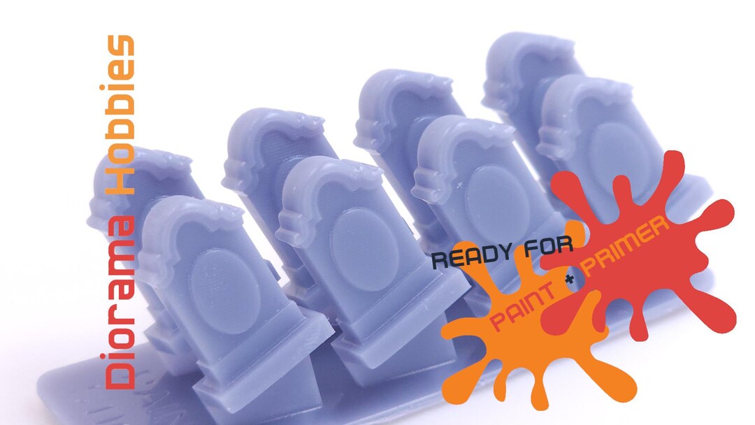 Tombstones HO, S and O Scale - Etsy