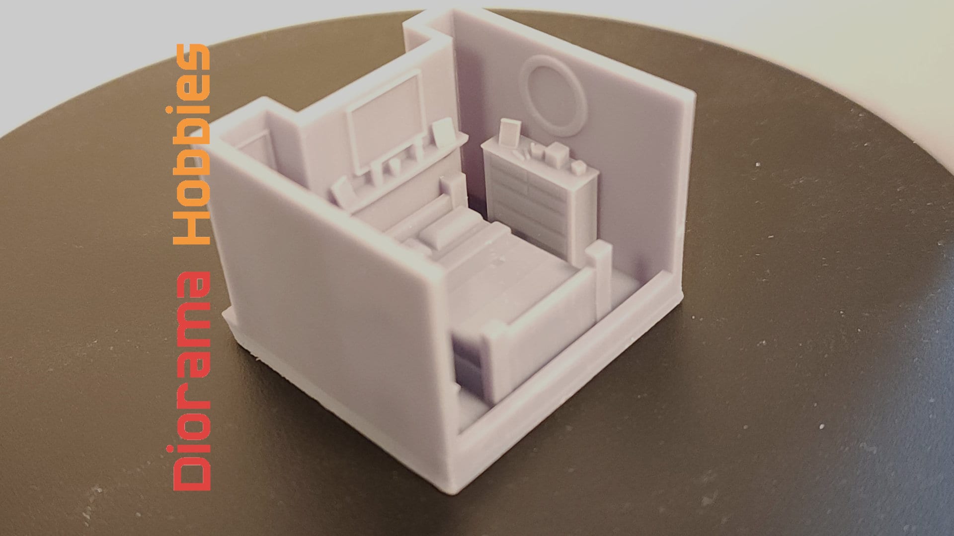 Window Scene - Bedroom - HO Scale 1:87 - Etsy