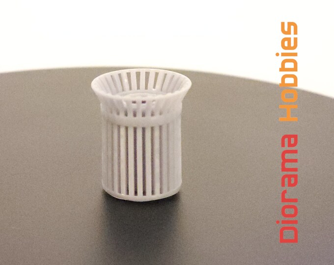 Slatted Steel Trash Cans (6 Pack) HO, S, and O Scales - Etsy