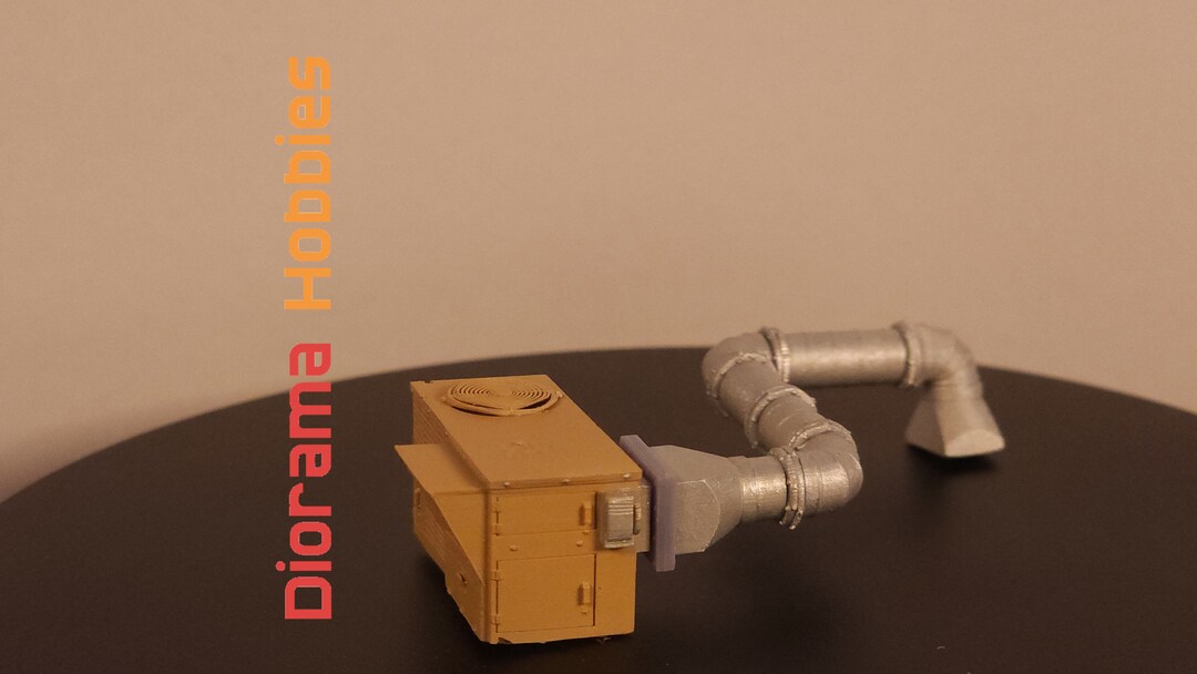 HVAC Kit 3 Air Ducts & Air Conditioner HO Scale 1:87 - Etsy