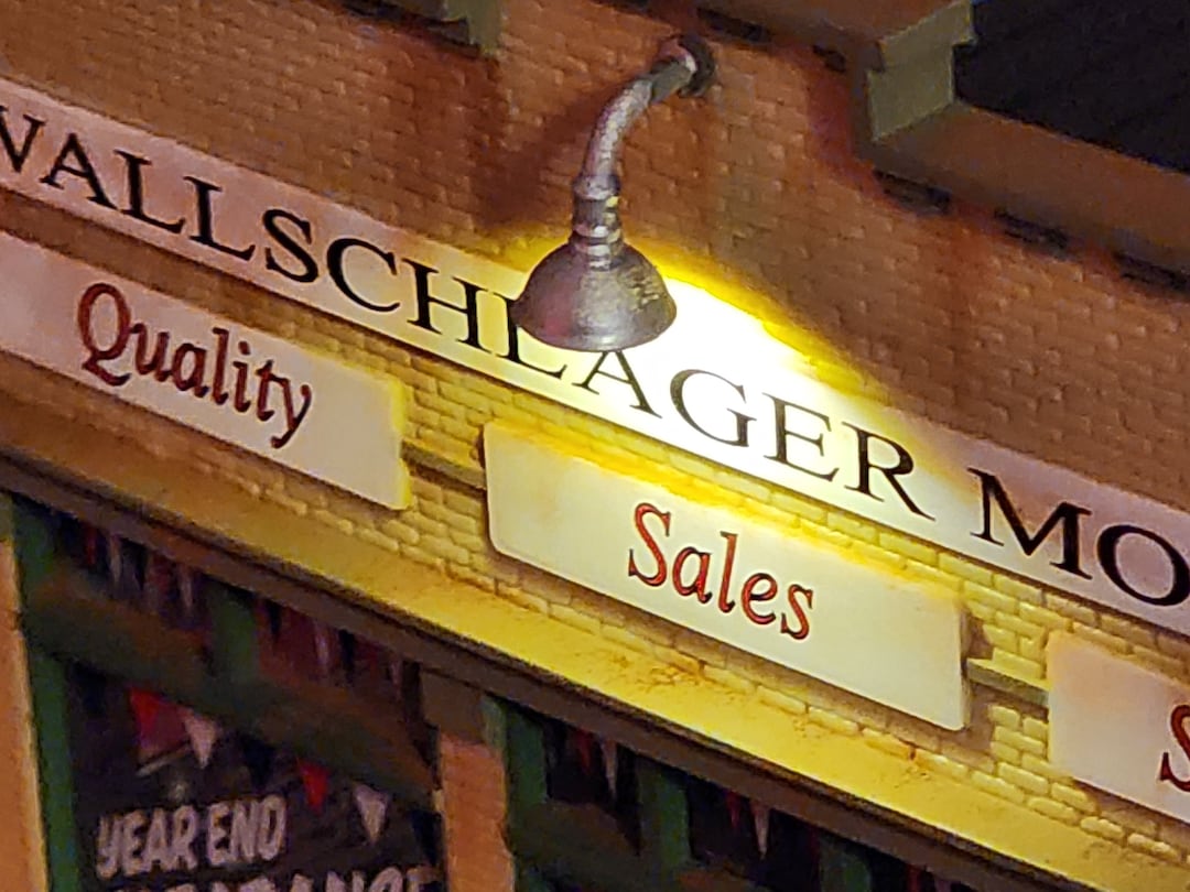 Wall Light - HO Scale (1:87) (5 Pack) Wall Lamp / Wall Sconce - Etsy