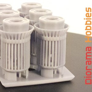 Slatted Steel Trash Cans (6 Pack) HO, S, and O Scales - Etsy