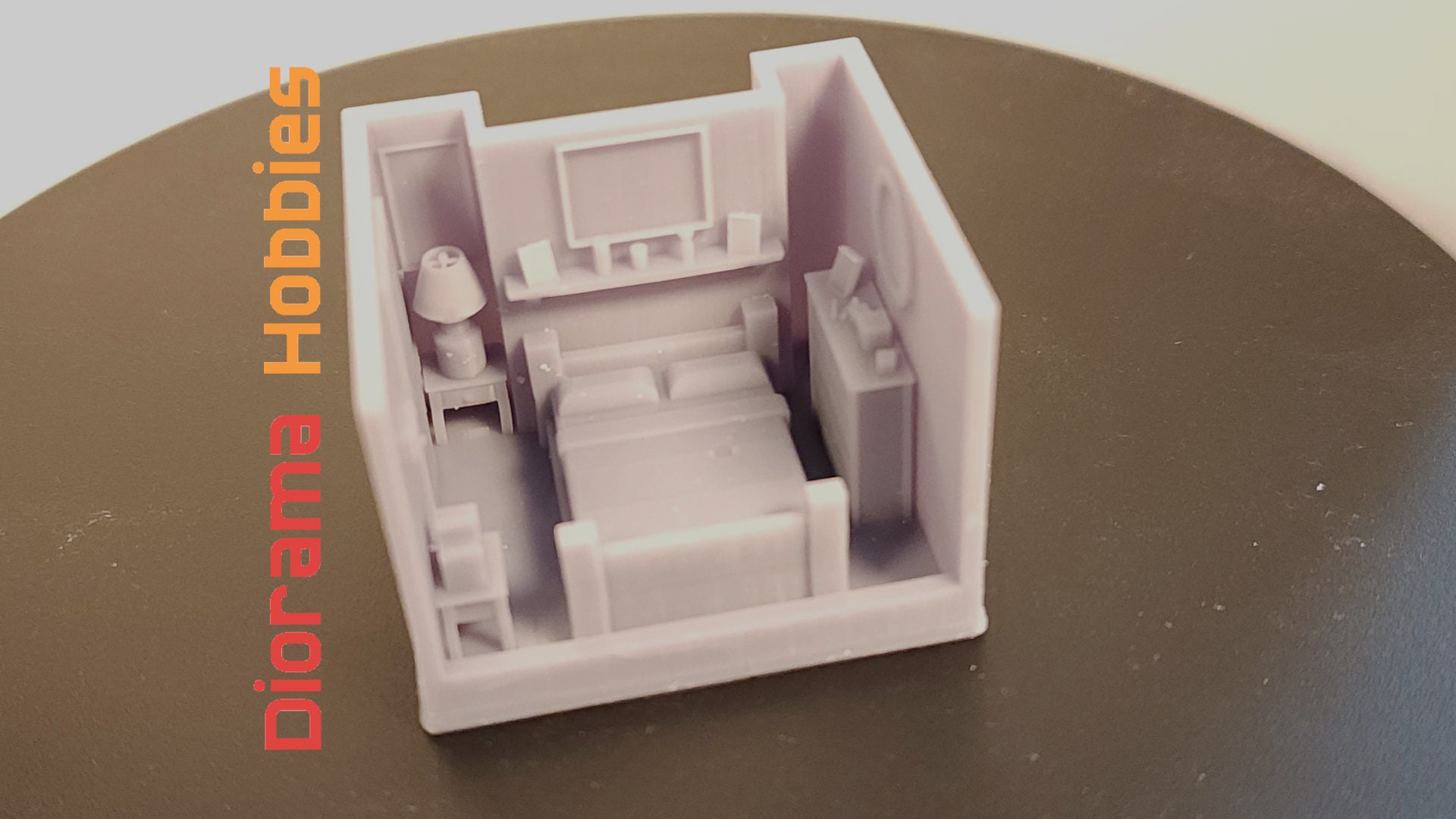 Window Scene - Bedroom - HO Scale 1:87 - Etsy