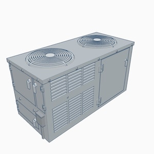 HVAC Kit 3 Air Ducts & Air Conditioner HO Scale 1:87 - Etsy