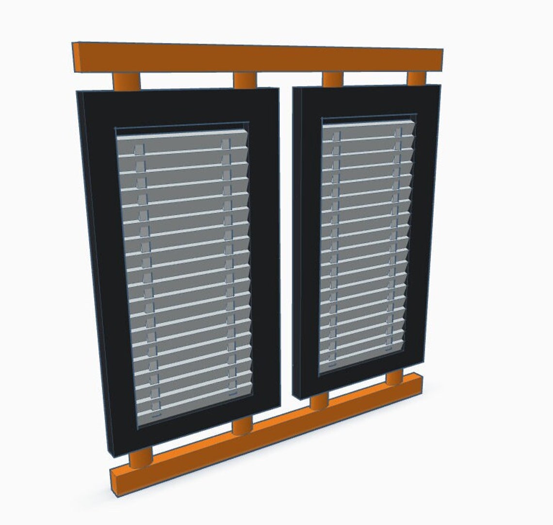 Window Blinds 40 Pack for HO Scale Buildings 9mm X 18mm 1:87 - Etsy