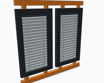 Window Blinds Ho Scale - Etsy