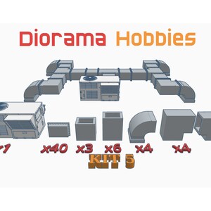HVAC Kit 5 - Air Ducts & Air Conditioner HO Scale 1:87 - Etsy