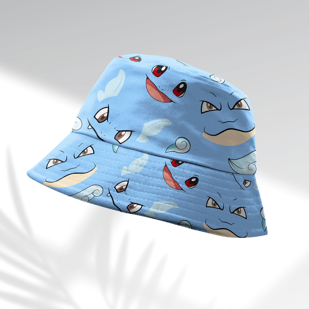 Squirtle Evolution Bucket Hat Water Type Shirt Unisex Shirt Anime ...