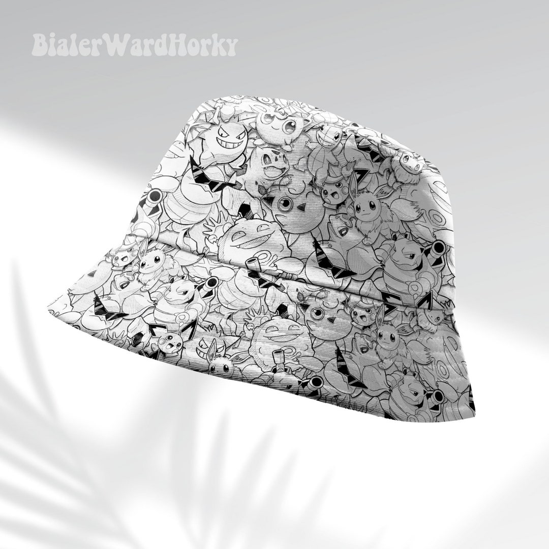Ultimate Bucket Hat Doodle Bucket Funny Hat Evolution Bucket Cute Hat ...