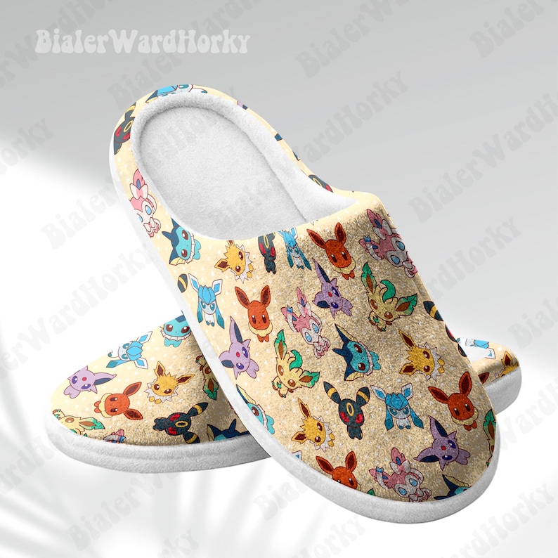 Chibi Evolutions Slippers - Anime House Shoes - Footwear Gamers - Cozy ...