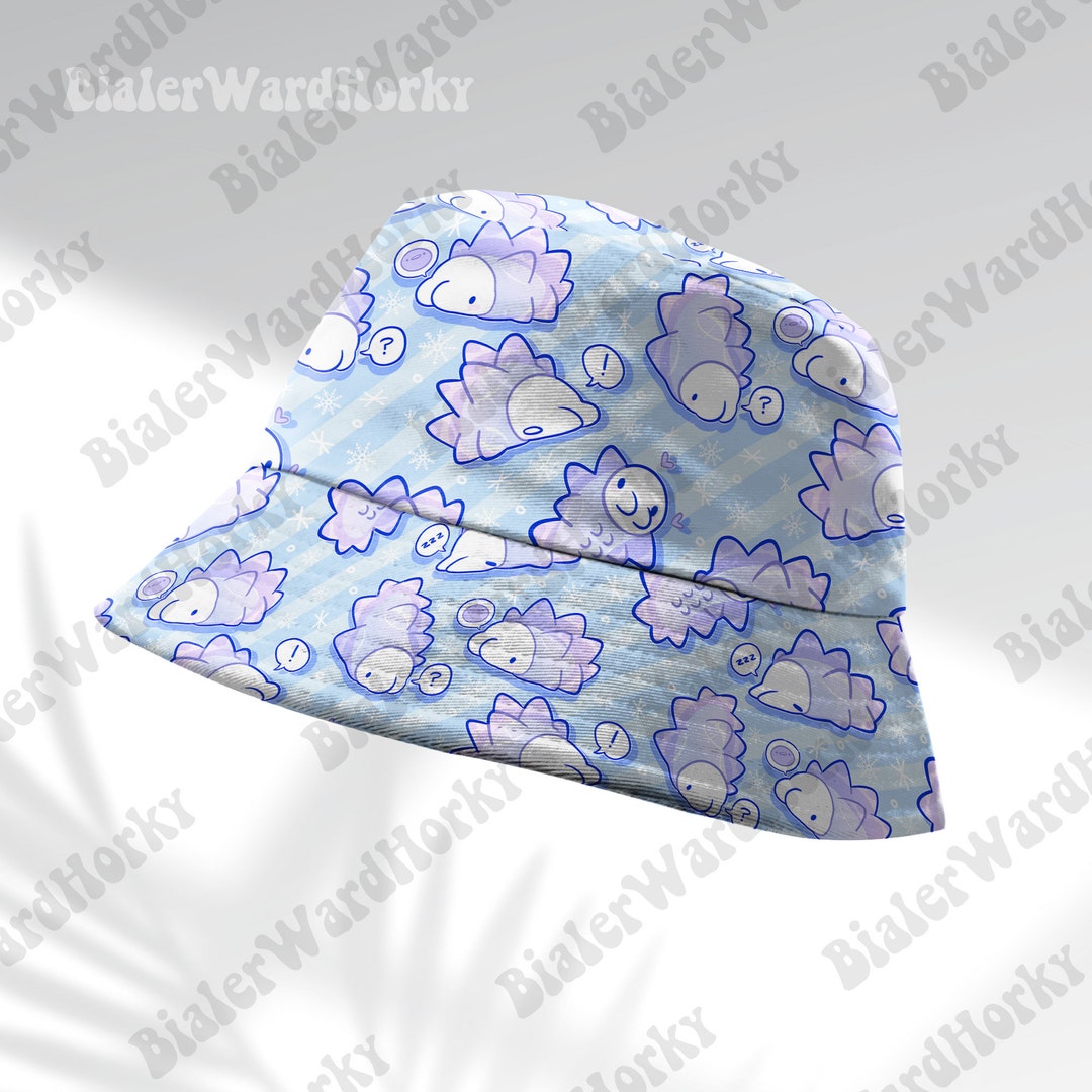 Snom Cute Bucket Hat Ice Type Beach Hat Anime Bucket Snom Hat Gifts - Etsy