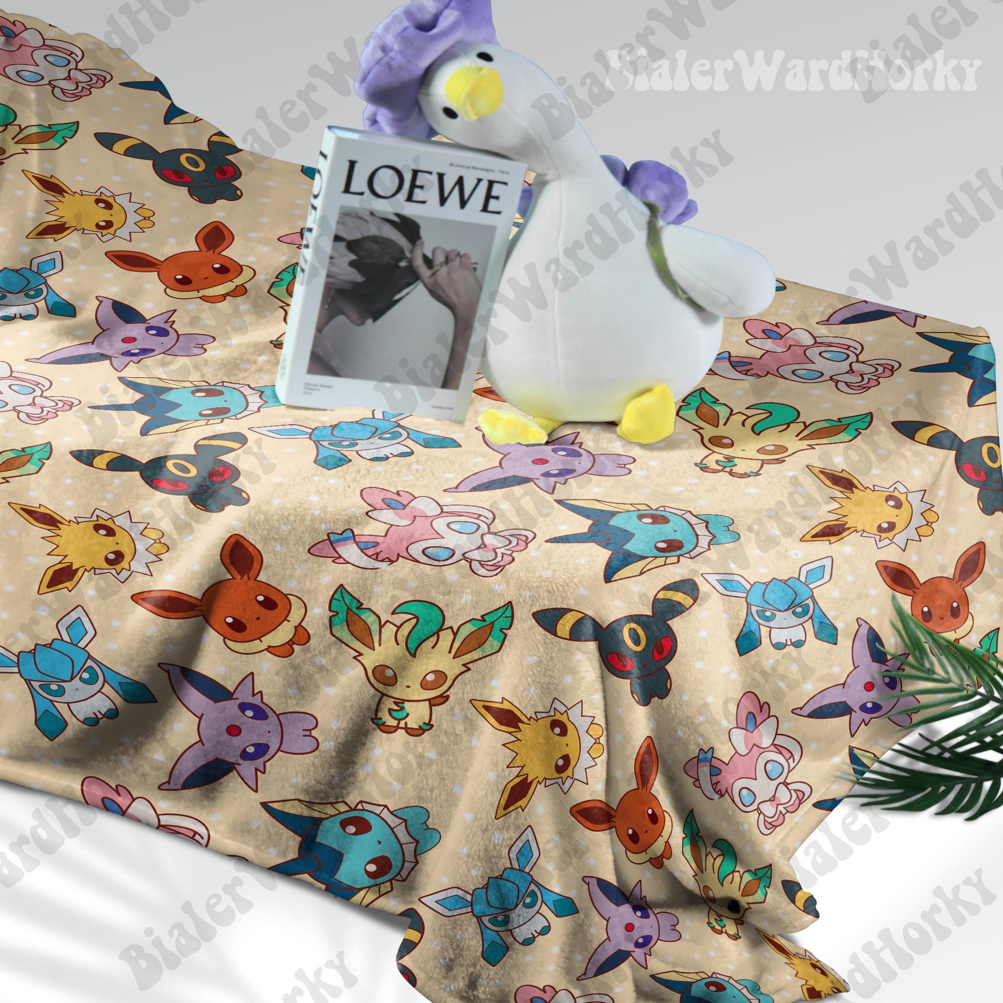 Chibi Evolution Fleece Blanket Fox Anime Blanket Gifts - Etsy