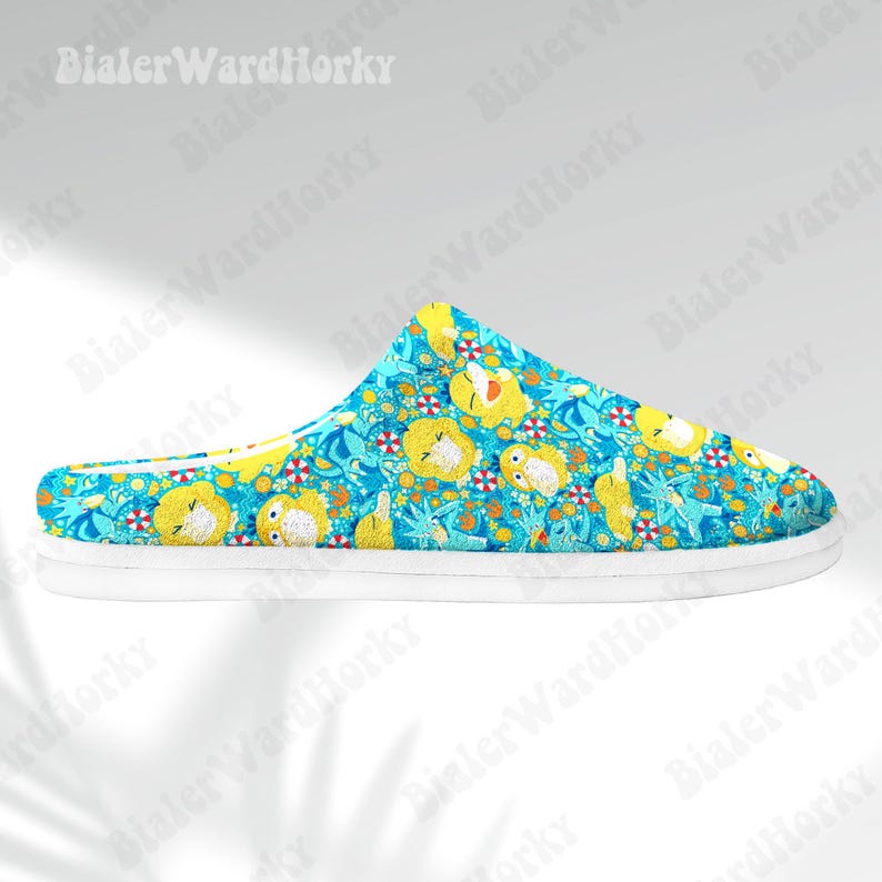Psyduck Evolution Slippers - Golduck Anime House Shoes - Summer Vibes ...