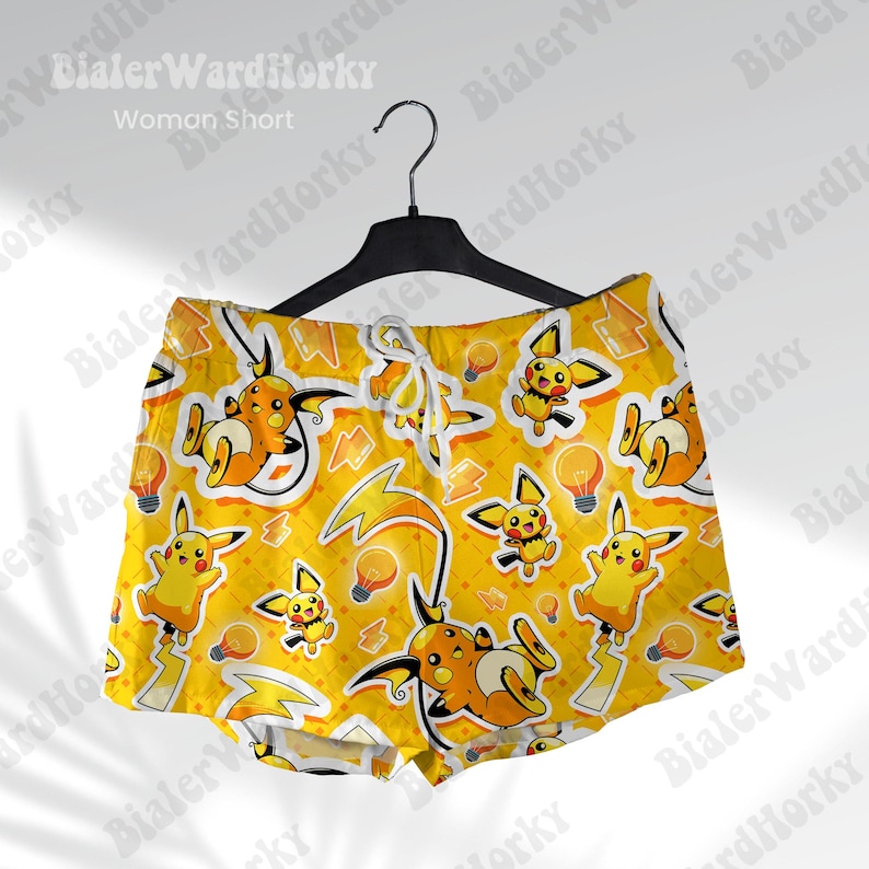 Pichu Evolution Hawaiian Shirt - Electric Type Anime Manga Aloha Shirt ...