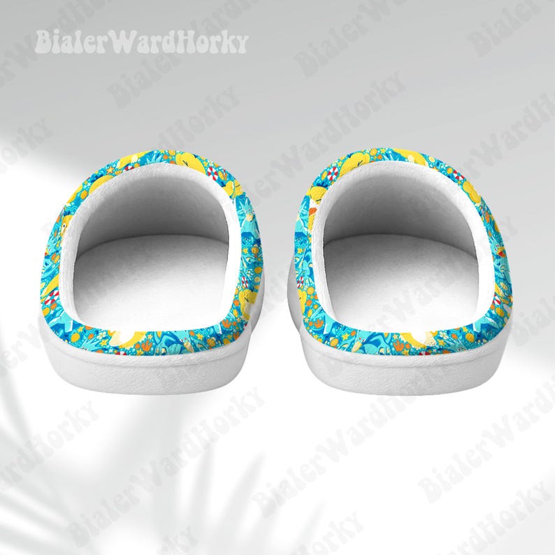 Psyduck Evolution Slippers - Golduck Anime House Shoes - Summer Vibes ...