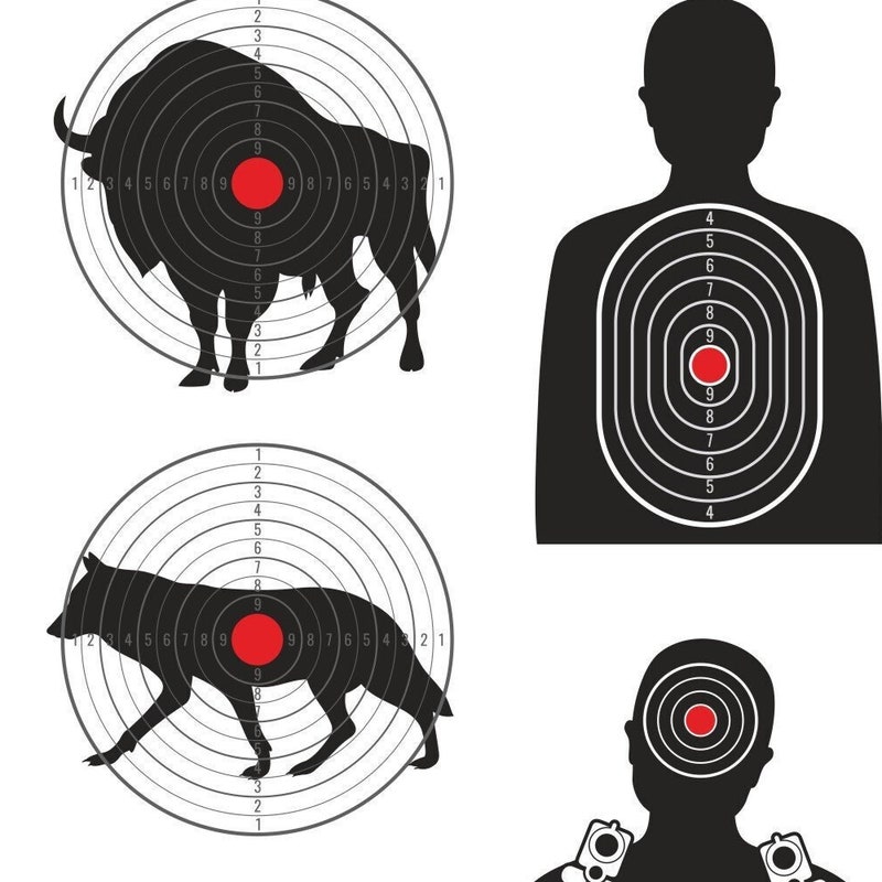 Shooting Targets to Print - Etsy