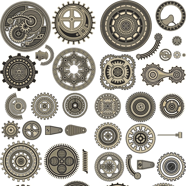 Laser Cut Vector Gears - Etsy