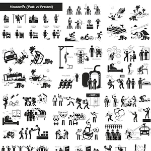 Pictogram SVG Clipart Single Pages Printable Digital Sublimation ...