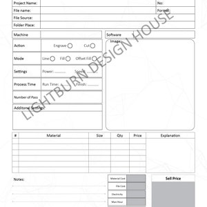 Laser Projects Logbook: 365 Page Printable Template (PDF, Excel) - Etsy