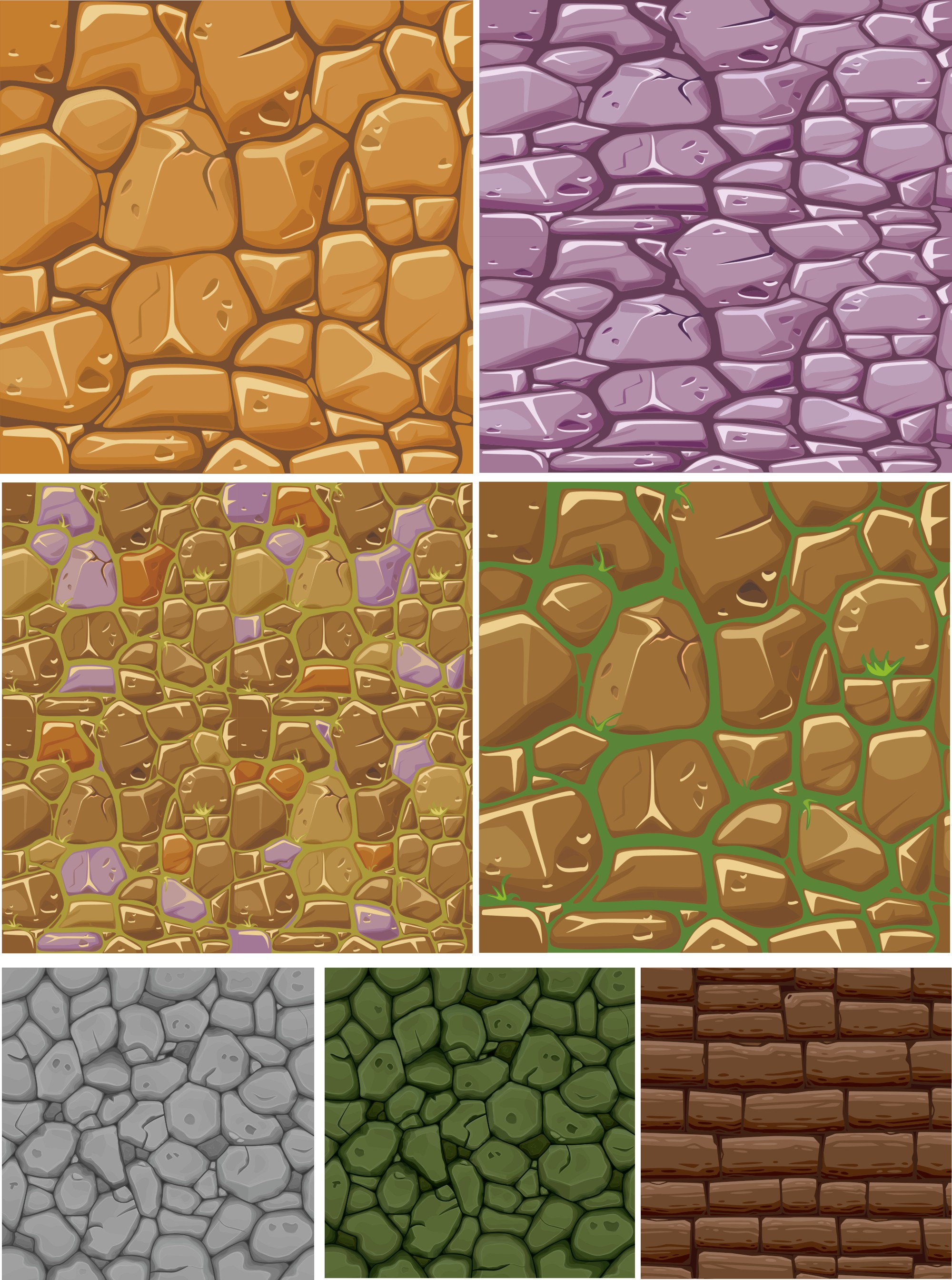 Stone Texture SVG Clipart Single Pages Printable Digital Sublimation ...