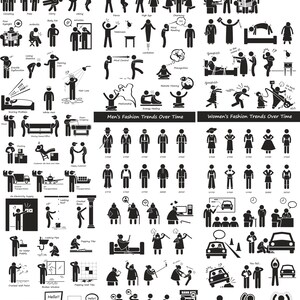 Pictogram SVG Clipart Single Pages Printable Digital Sublimation ...